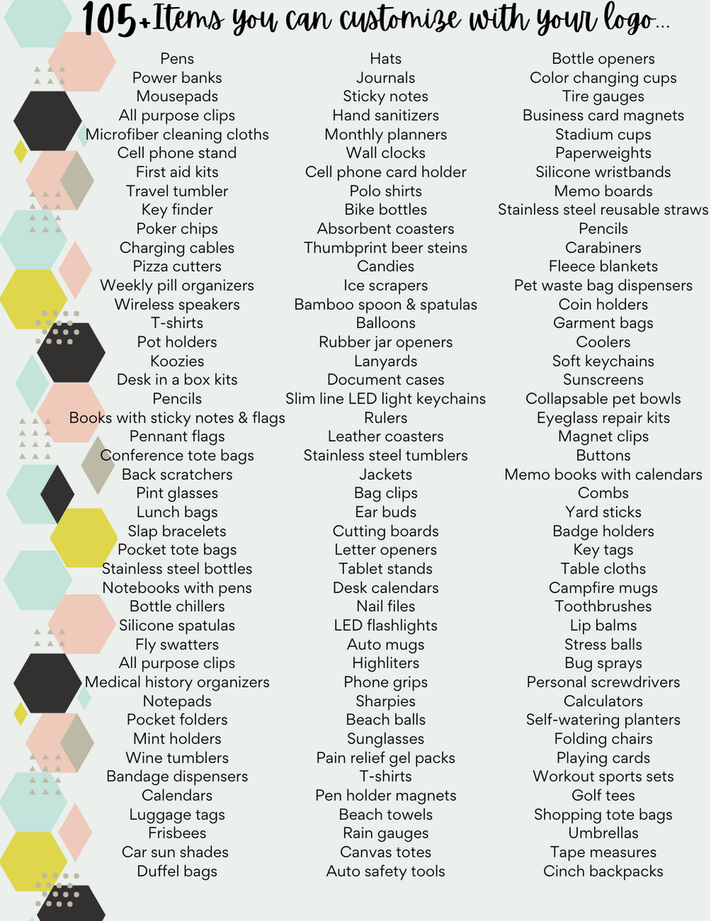 105 Items You Can Customize with Your Logo - Currituck Chamber of Commerce